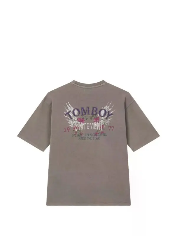STUDIO TOMBOY Graphic-print T-shirt - Grey