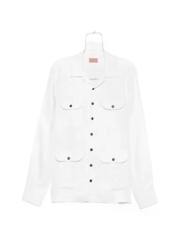 BORRIELLO NAPOLI Four-pocket Overshirt