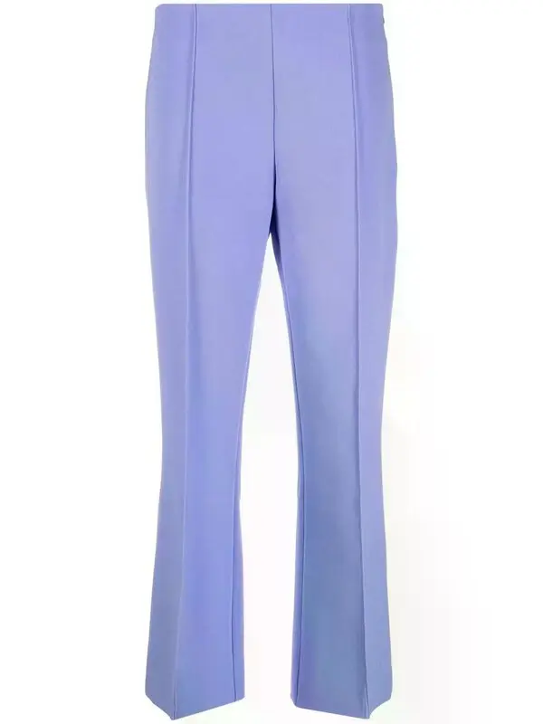 Vivetta Pintuck Cropped Flared Trousers