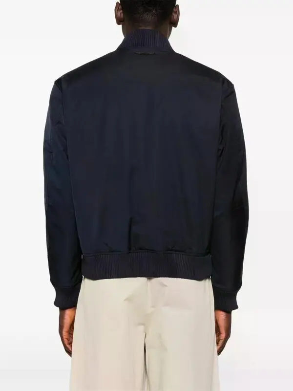 BOSS Aston Martin Zip-up Ribbed-trim Jacket