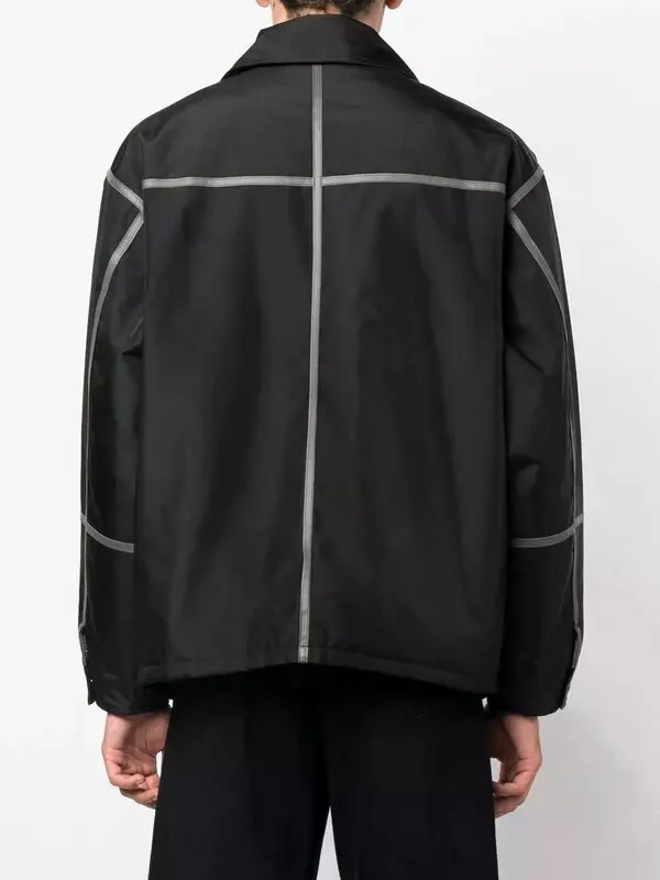 DIESEL® Piped-trim Canvas Jacket