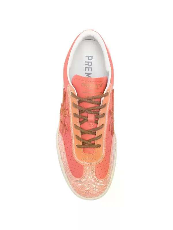Premiata David Sequin-embellished Sneakers