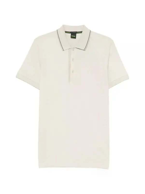 BOSS Paule 4 Polo Shirt - Neutrals