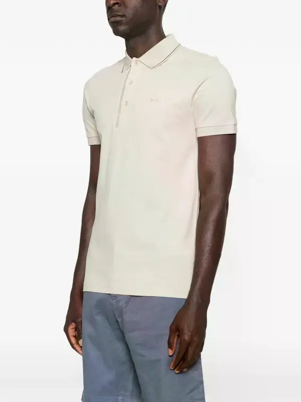BOSS Paule 4 Polo Shirt - Neutrals