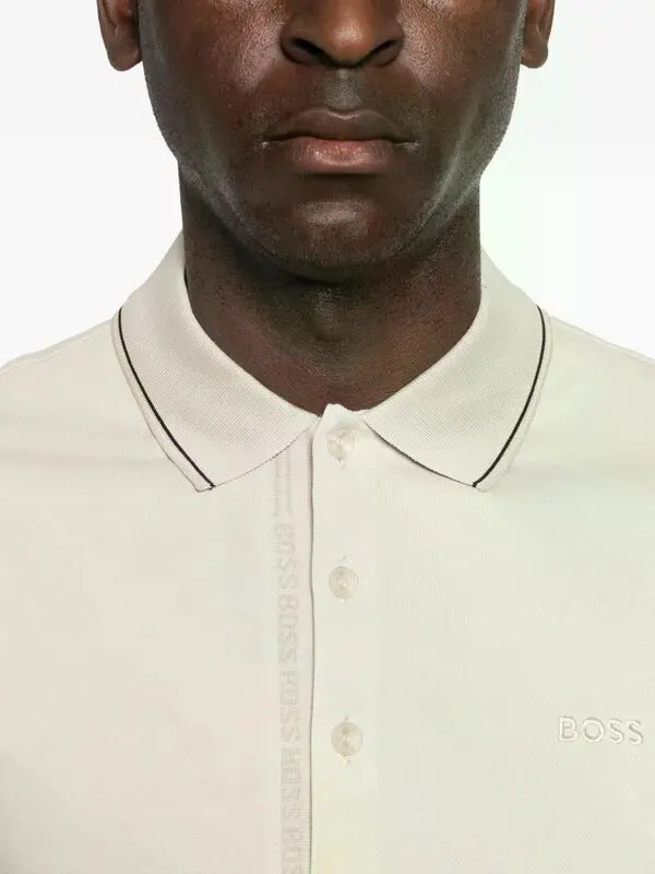 BOSS Paule 4 Polo Shirt - Neutrals