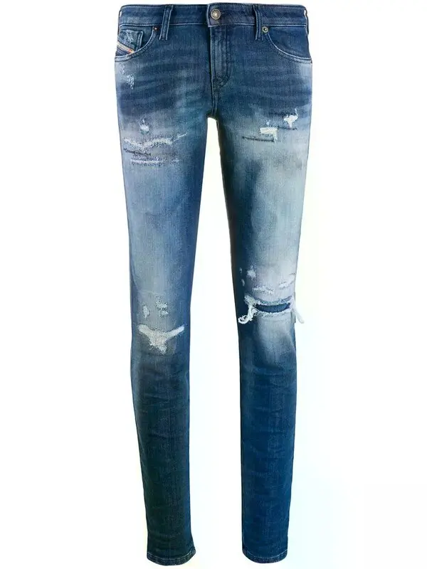 DIESEL® Gracey Low-rise Skinny Jeans - Blue