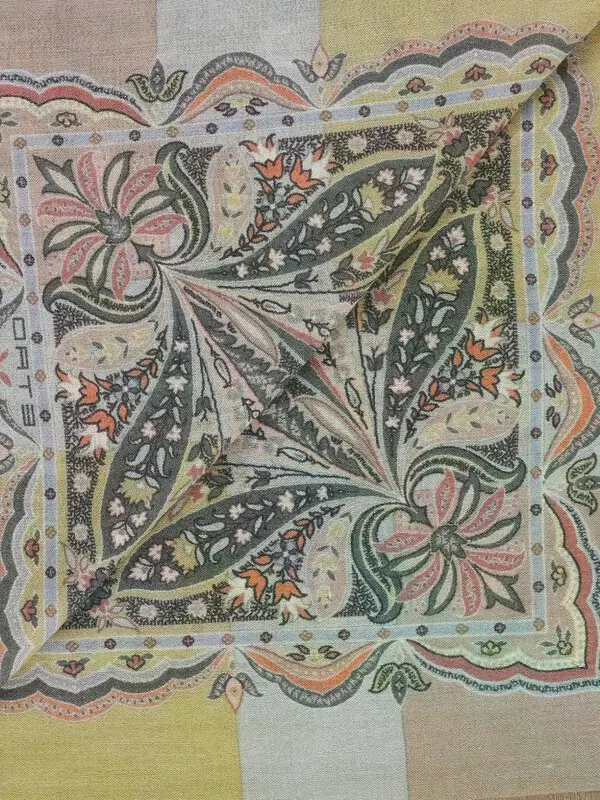 Etro Fringed Scarf - Yellow