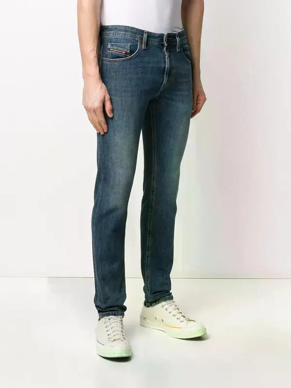 DIESEL® Low-rise Jeans With Stonewashed Effect