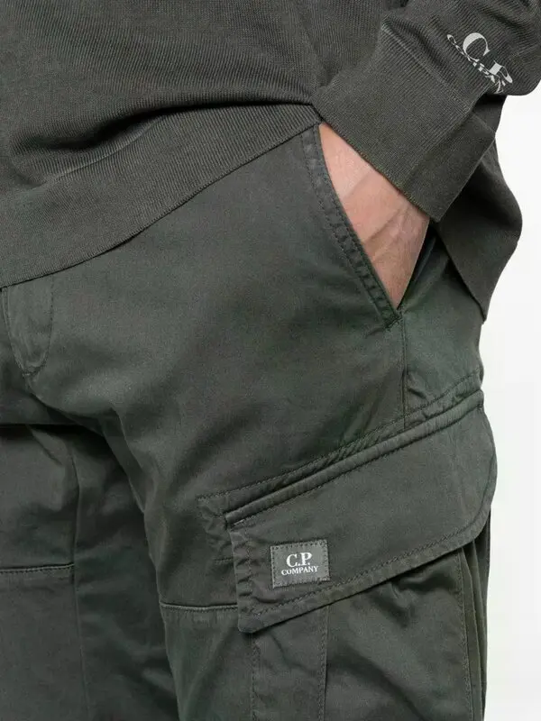 C.P. COMPANY Logo Detail Cargo Trousers