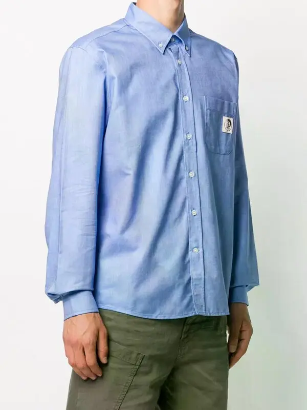 DIESEL® Logo Patch Oxford Shirt