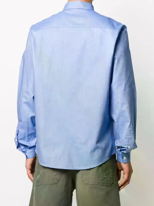 DIESEL® Logo Patch Oxford Shirt