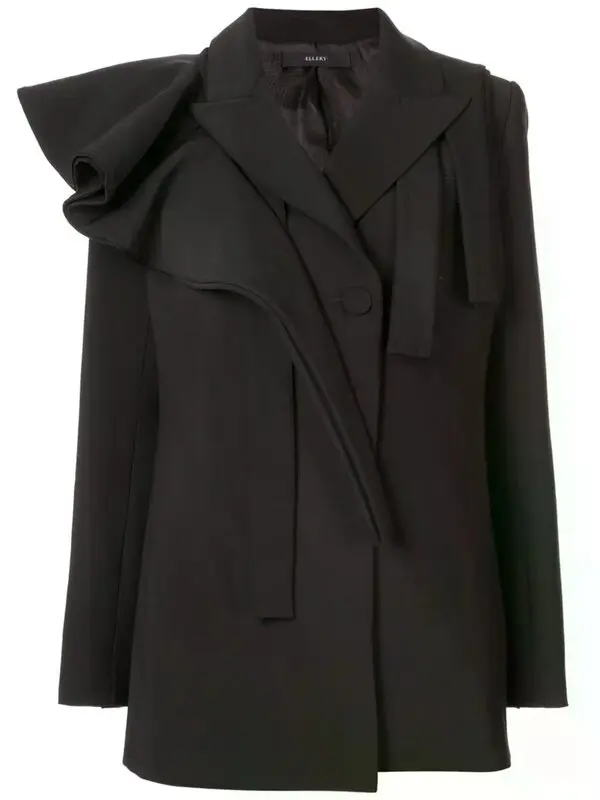 ELLERY School Yard Blazer With Ruffle Detail