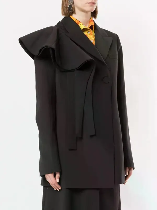 ELLERY School Yard Blazer With Ruffle Detail