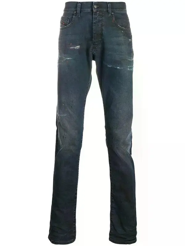 DIESEL® D-strukt Slim Fit Jeans - Blue