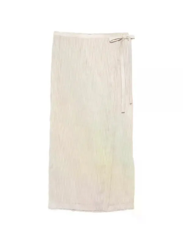 RAME Fringed Wrap Skirt