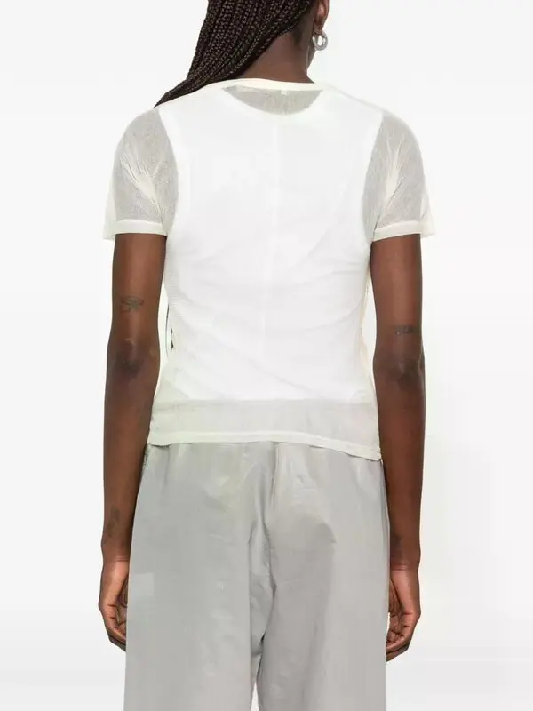 Paloma Wool Olimpia Mesh T-shirt - Yellow