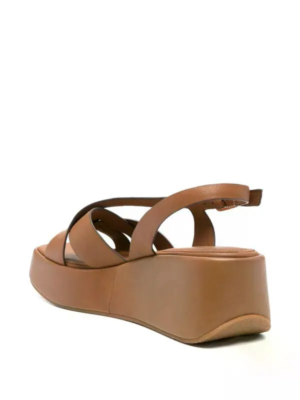 BRUNO PREMI Crossover Strap Platform Sandals