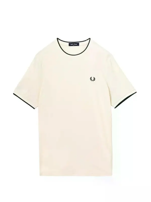 Fred Perry Logo-embroidered Crew Neck T-shirt