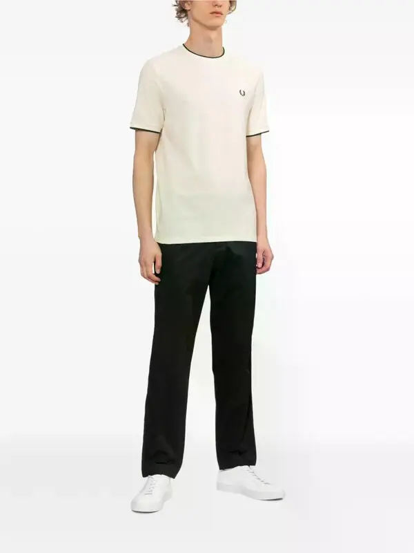 Fred Perry Logo-embroidered Crew Neck T-shirt