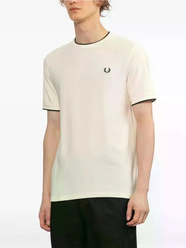 Fred Perry Logo-embroidered Crew Neck T-shirt