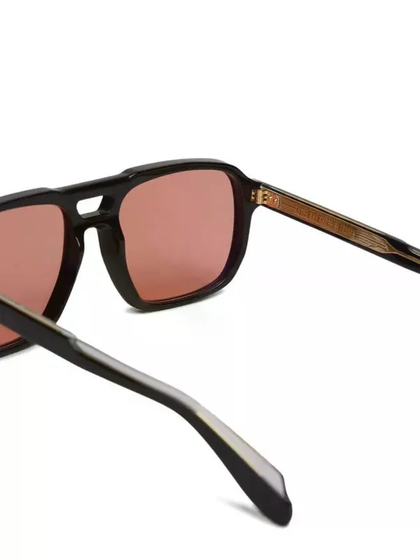 CUTLER & GROSS Double-bridge Pilot Frame Sunglasses