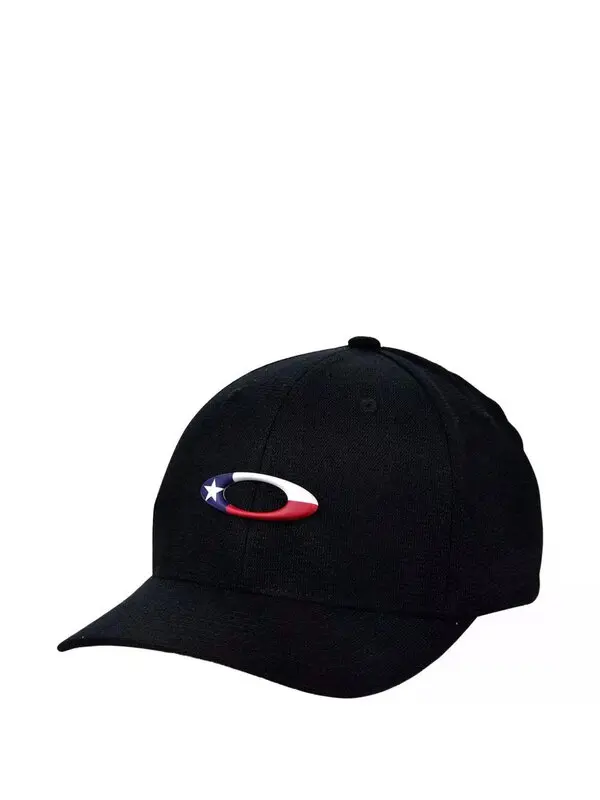 Oakley Baseball Cap With Texas Flag Logo - Black