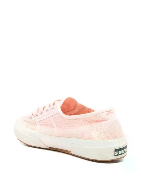 Superga Lace-up Canvas Sneakers - Pink