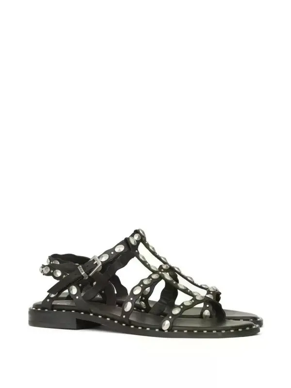 Ash Stud-embellished Cage Flat Sandals