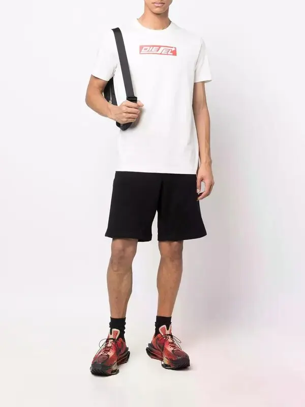 DIESEL® Logo Patch Track Shorts