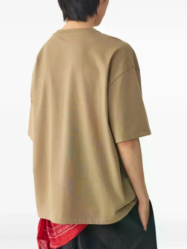 STUDIO TOMBOY Graffiti-logo T-shirt - Neutrals