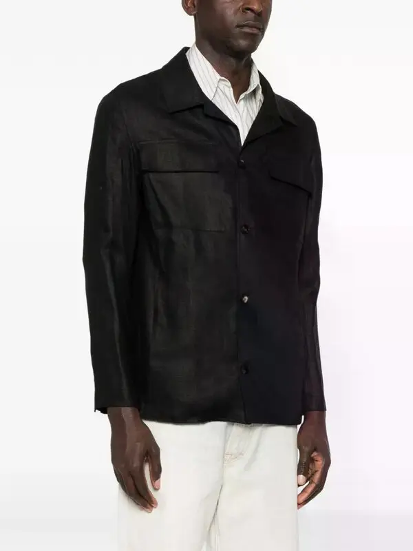 MICHAEL COAL Flap-pocket Button-up Jacket
