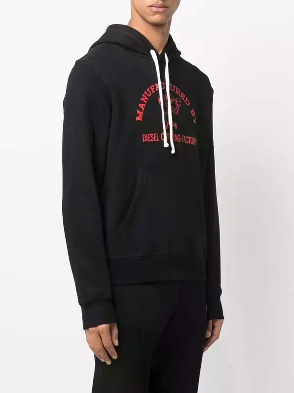 DIESEL® Graphic Print Pullover Hoodie