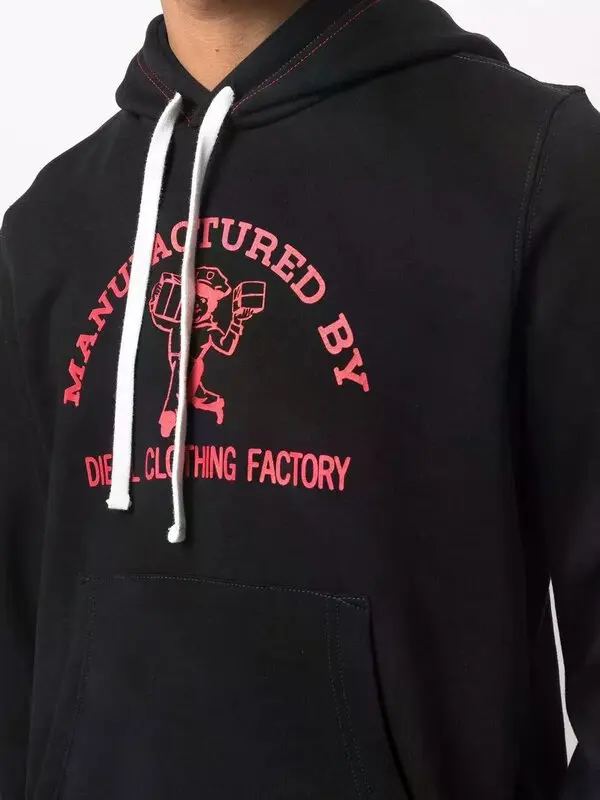 DIESEL® Graphic Print Pullover Hoodie