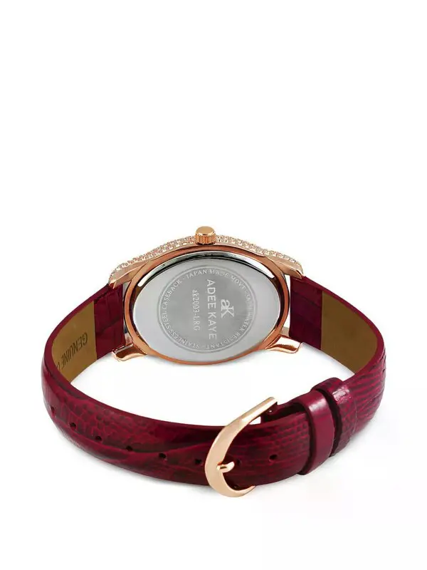 ADEE KAYE Crystal-embellished 38mm Watch