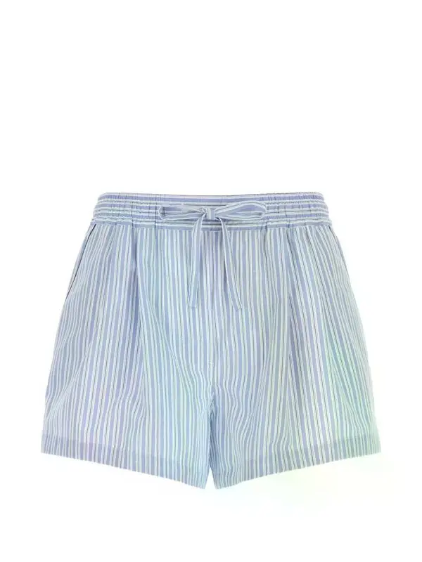 Dolce & Gabbana Striped Embroidered Shorts