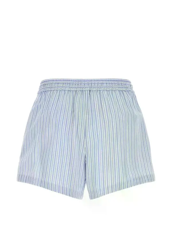 Dolce & Gabbana Striped Embroidered Shorts