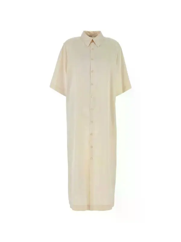 Carven Midi Shirt Dress - Neutrals
