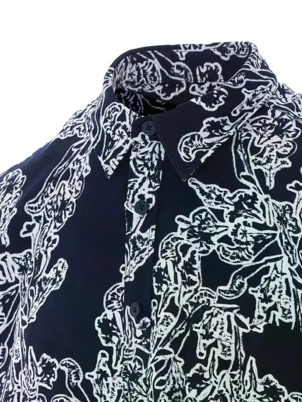 Nn07 Deon Floral-print Shirt