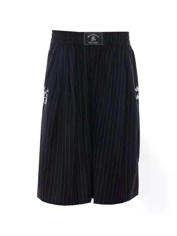 Adidas X Willy Chavarria Pinstriped Shorts