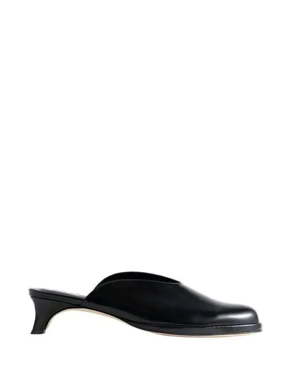 By Far Babylady Patent Leather Mules