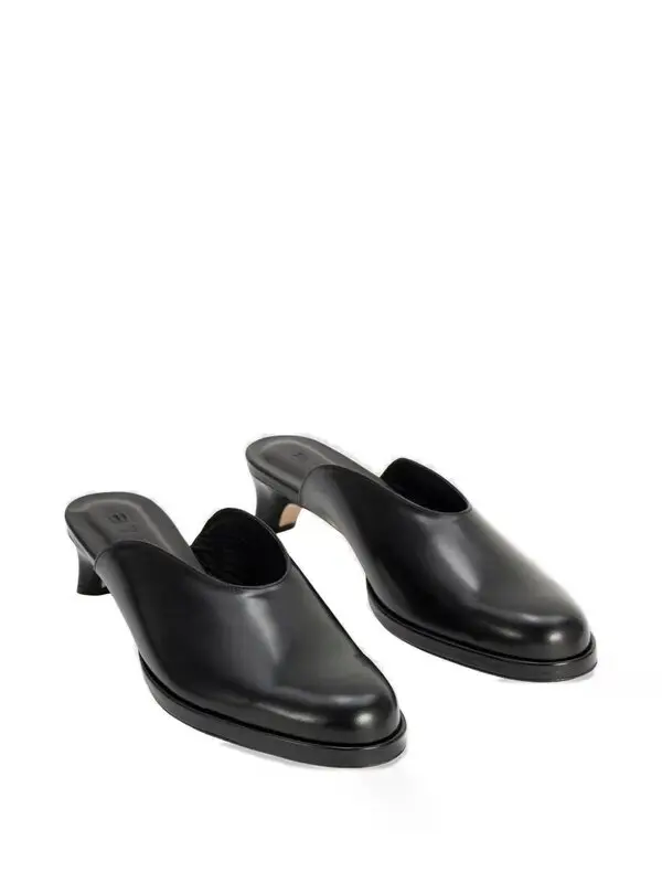 By Far Babylady Patent Leather Mules