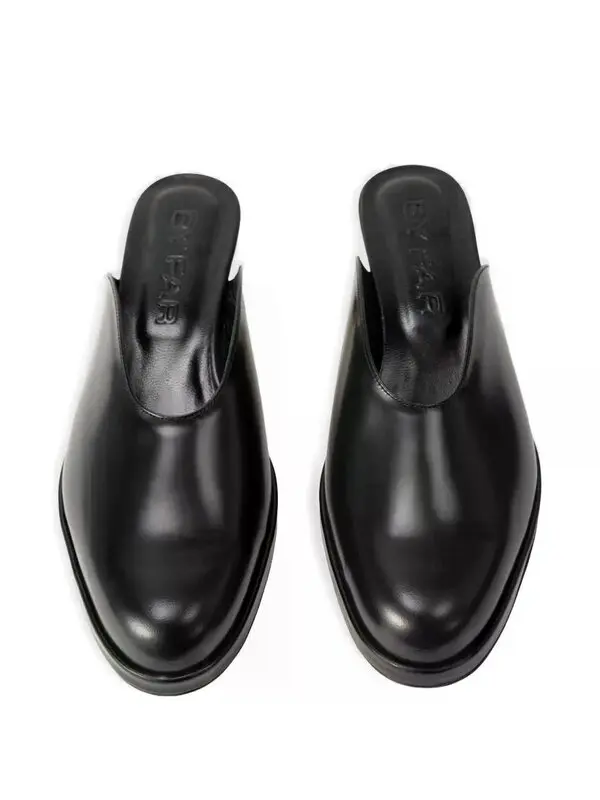 By Far Babylady Patent Leather Mules