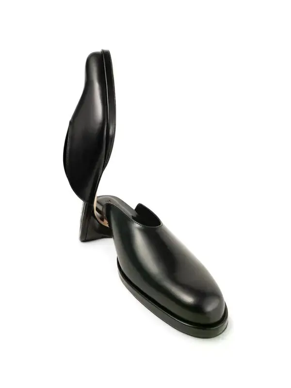 By Far Babylady Patent Leather Mules