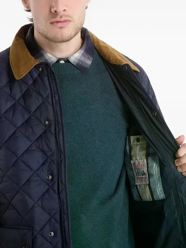 Barbour City Bedale Quilted Corduroy-collar Jacket