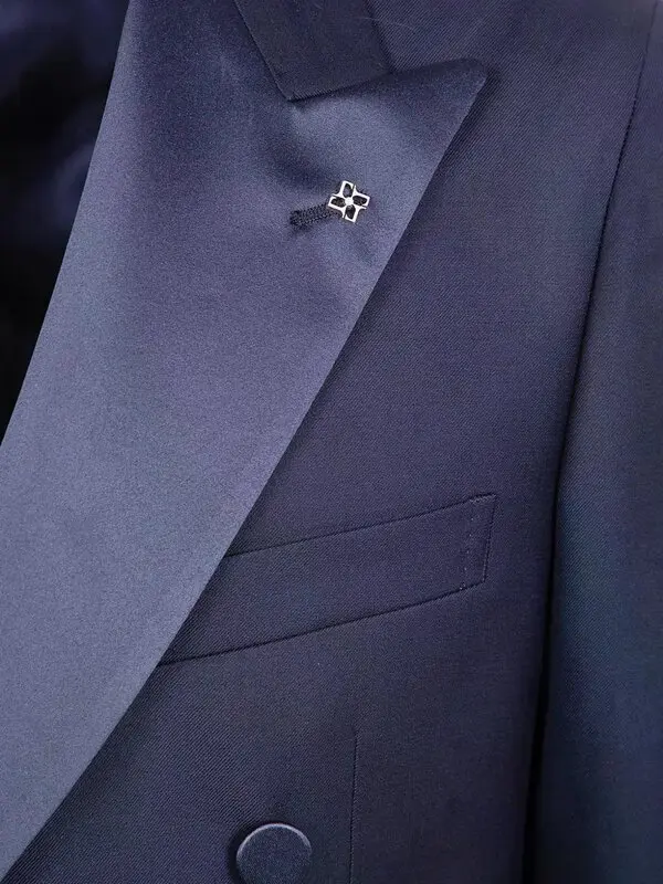 Tagliatore Double-breasted Peak-lapel Suit