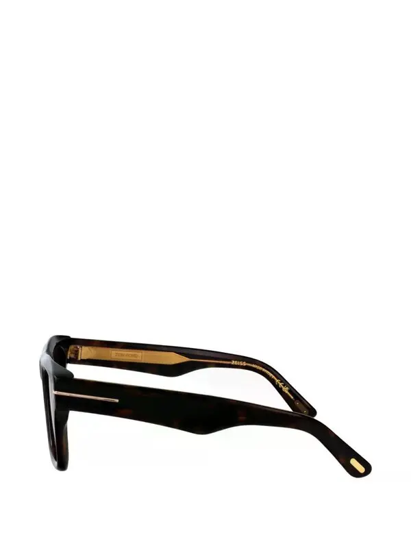 TOM FORD Icon Square-frame Sunglasses - Brown