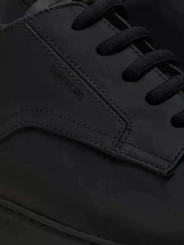 REFERENC Derby Rubberised Leather Sneakers