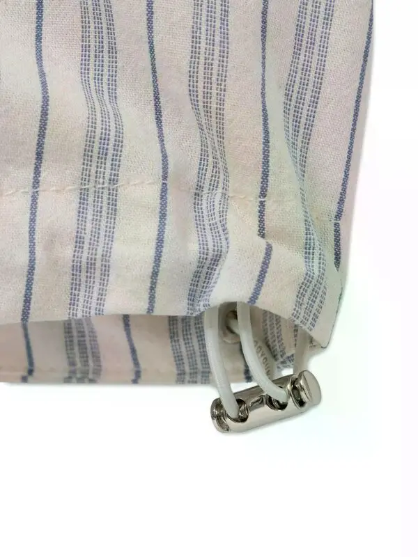WOOYOUNGMI Striped Embroidered Shirt