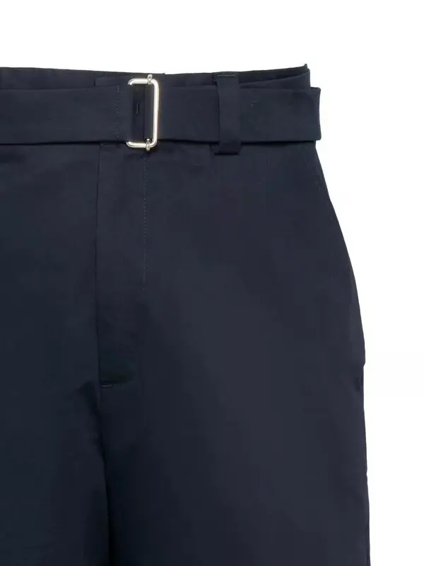 LOW BRAND Belted Shorts