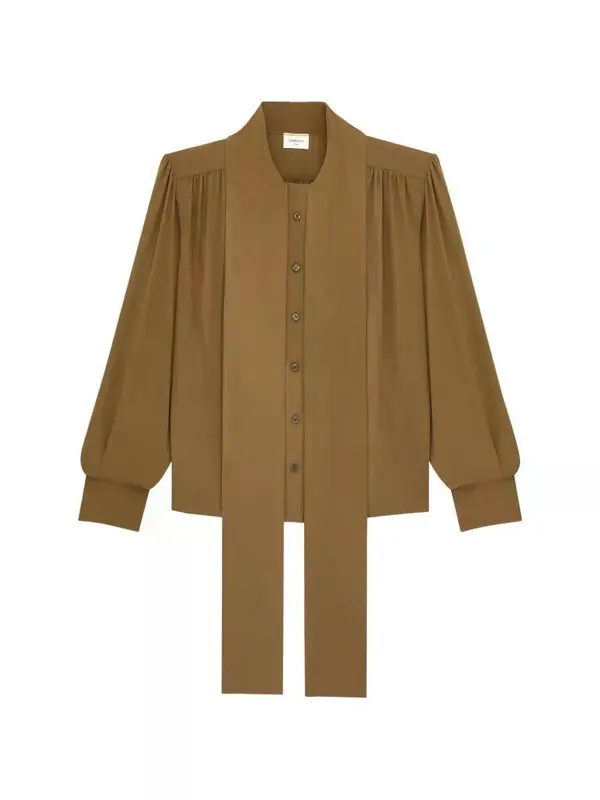 Saint Laurent Pussy-bow Blouse